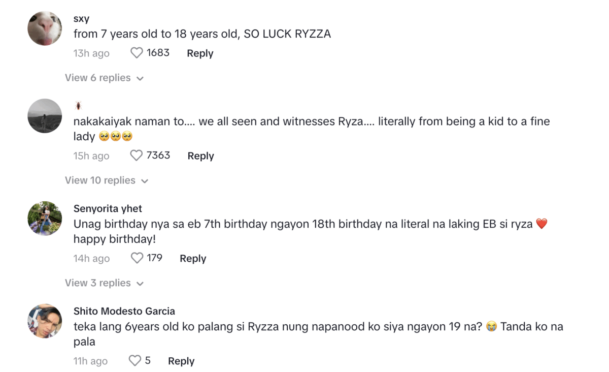 Eat Bulaga surprises Ryzza Mae Dizon with debutante cotillion